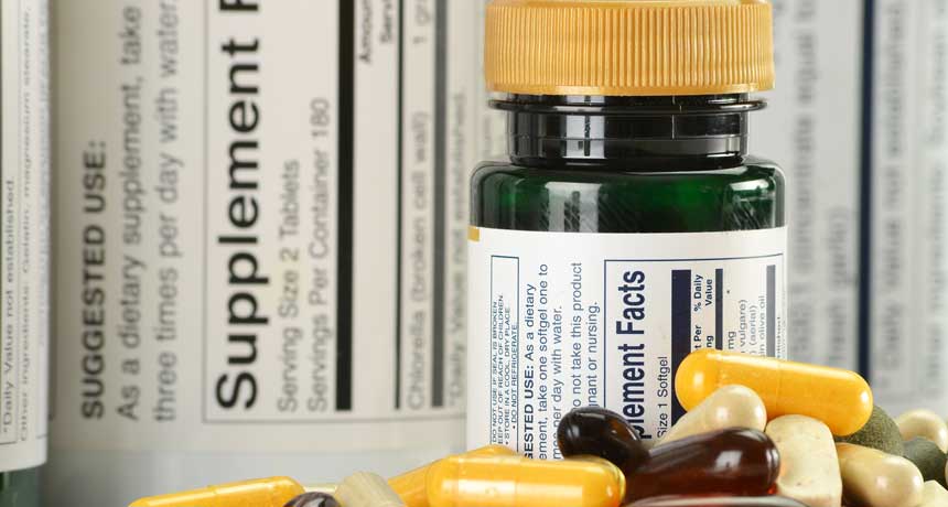 Many food supplements unlawfully contain drugs