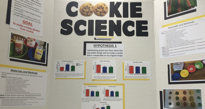 Cookie Science 17: Posters — the good and the bad | Science News Explores