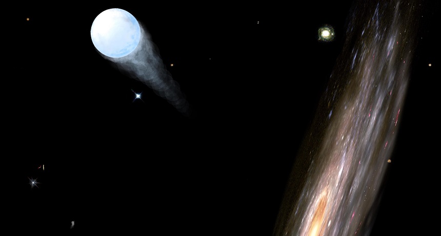 Astronomers spy fastest speeding star