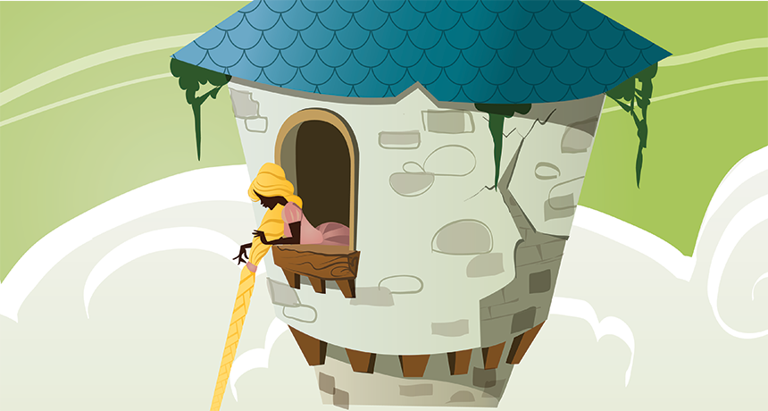 Here’s why Rapunzel’s hair makes a great rope ladder