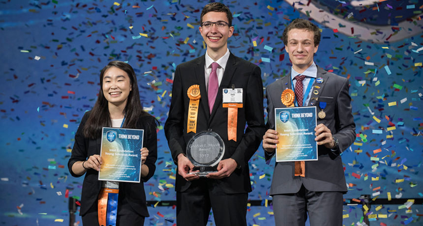 Teens garner some $4 million in prizes at 2017 Intel ISEF