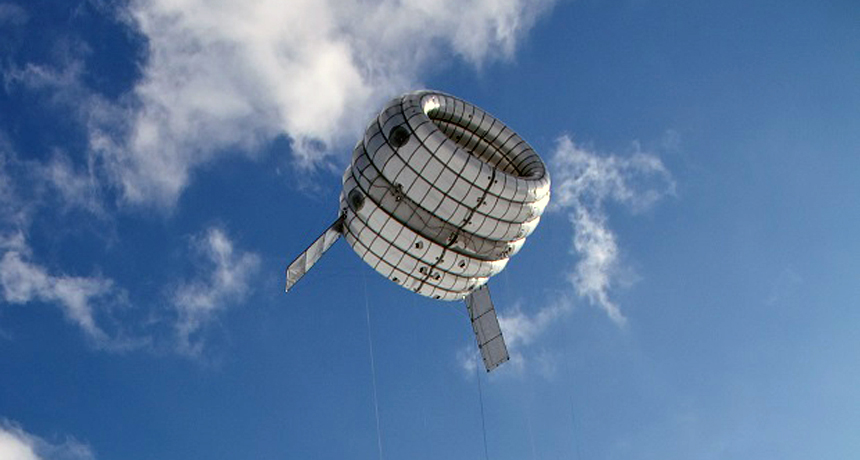 Wind power is looking up — to the clouds