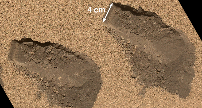 Scratching the Martian surface