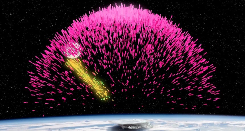 Thunderstorms can generate powerful radiation