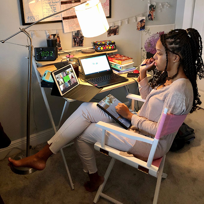 Healthy screen time is one challenge of distance learning