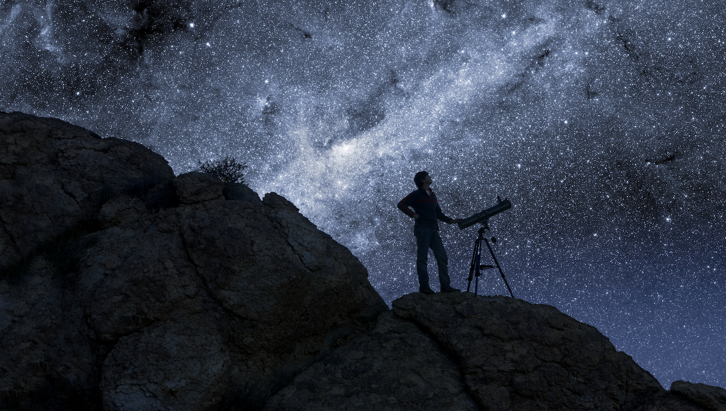 Experiment: A puzzling parallax helps stargazers