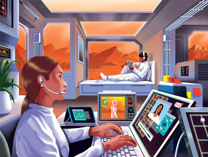 Here’s how to build an internet on Mars